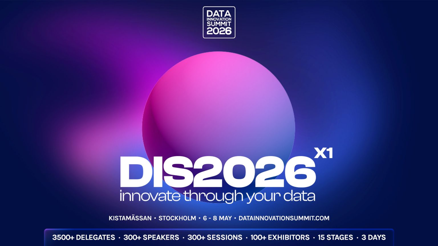 Data Innovation Summit 2026 | Stockholm - hyperight.com
